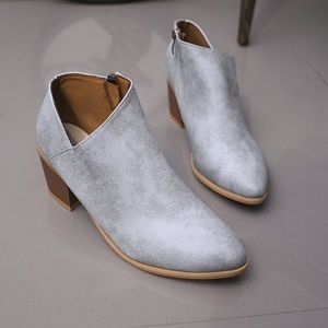 Shoes | Light Blue Female Ankle Boots | Poshmark